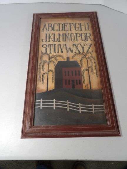 David's Alphabet Print - Auction Ohio