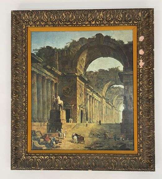 FRAMED CLASSICAL ART PRINT. - Auction Ohio