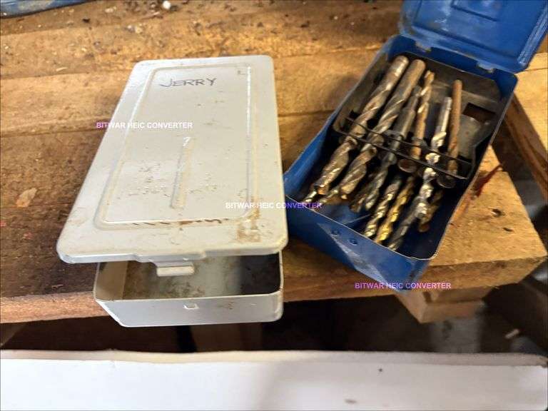 Tote and Drill Bits - Auction Ohio