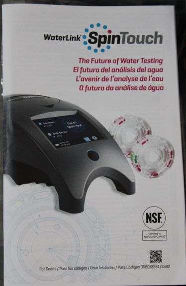 LaMotte WaterLink SpinTouch Portable Water Testing System - Auction Ohio
