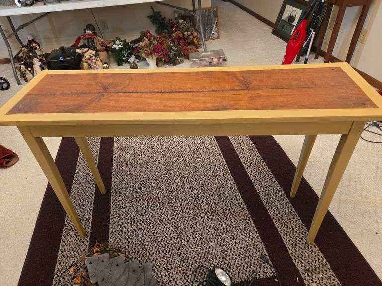 Wooden library table - Auction Ohio