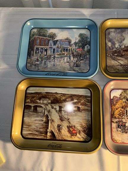 Vintage Collection Coca-Cola Trays - Auction Ohio