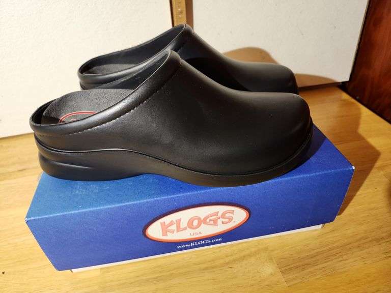 Klogs Dusty-Black 11 Wide New In Box Shoes - Auction Ohio