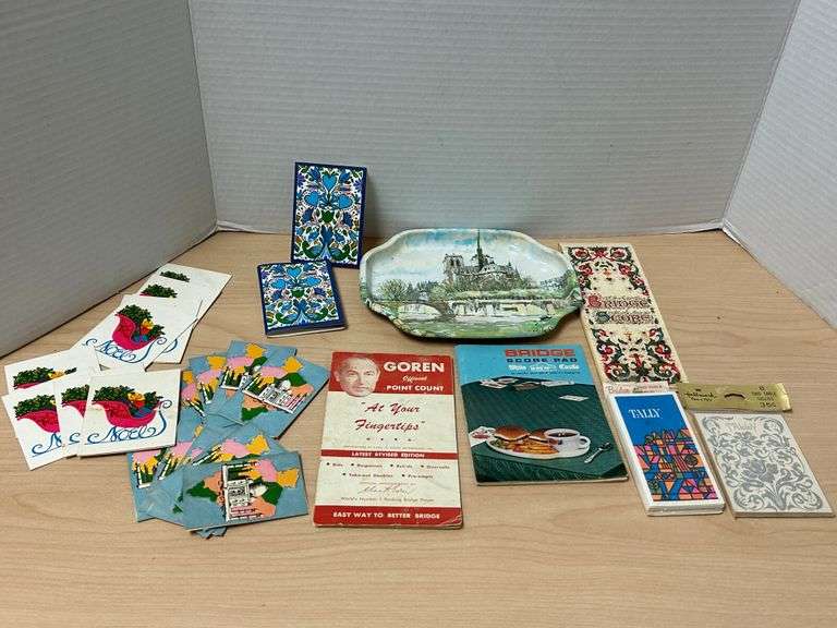 Vtg. Bridge Tally Sheets - Auction Ohio