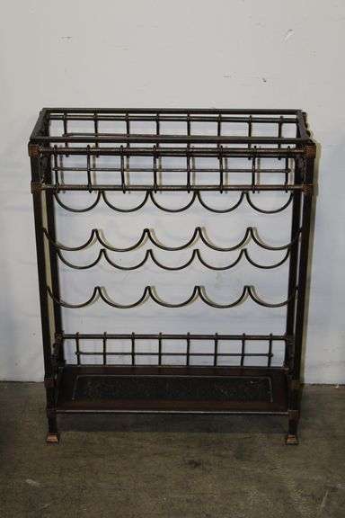 Metal Wine Rack - Auction Ohio