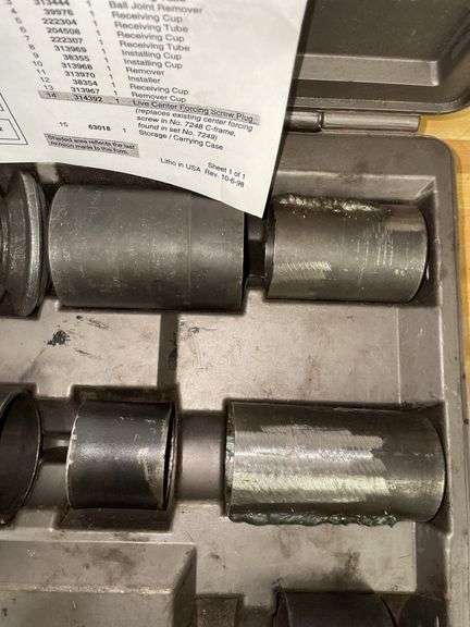 SPX OTC Master Ball Joint Adapter Set - Model 7918 - With Case ...