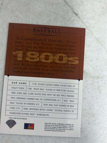 7 Complete Sets of Cards - Auction Ohio