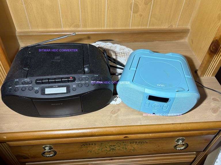 Sony Radio, Disc/Cassette Player - Auction Ohio