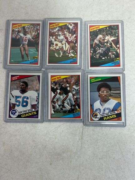 6 Topps 1984 Star Cards - Auction Ohio