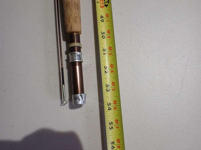 Custom Made 9' Fly Fishing Rod - Cork Handle - Signed O Potts Dated ...