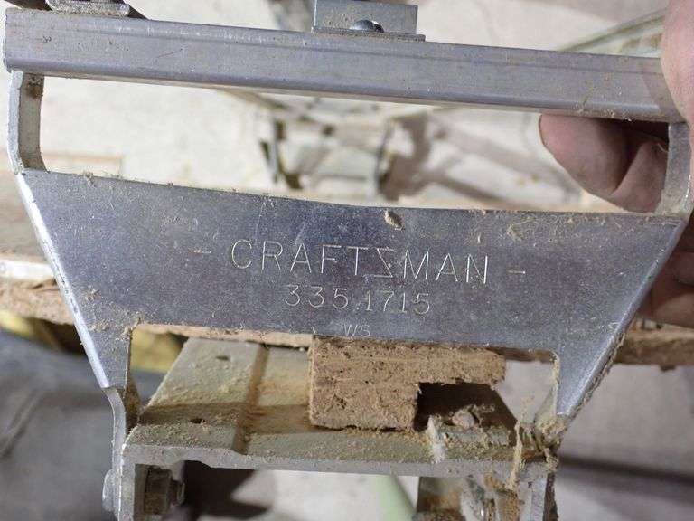 Craftsman Table Saw fence rail assembly 335.1715 - Auction Ohio