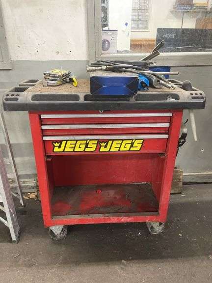 Shop Cart & Assorted Grease Guns - Auction Ohio