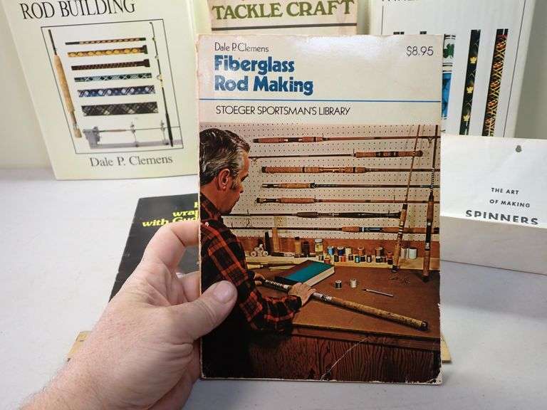 7 books on Fishing Rod Building, Tackle Craft, Rod Thread Art, Rod ...