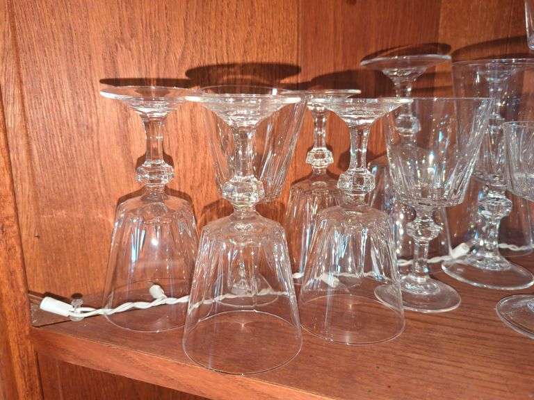 Crystal goblets - Auction Ohio
