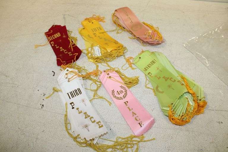 Vintage Satin Prize Ribbons - Auction Ohio
