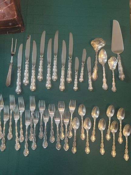 Gorham Sterling silver flatware set - Auction Ohio