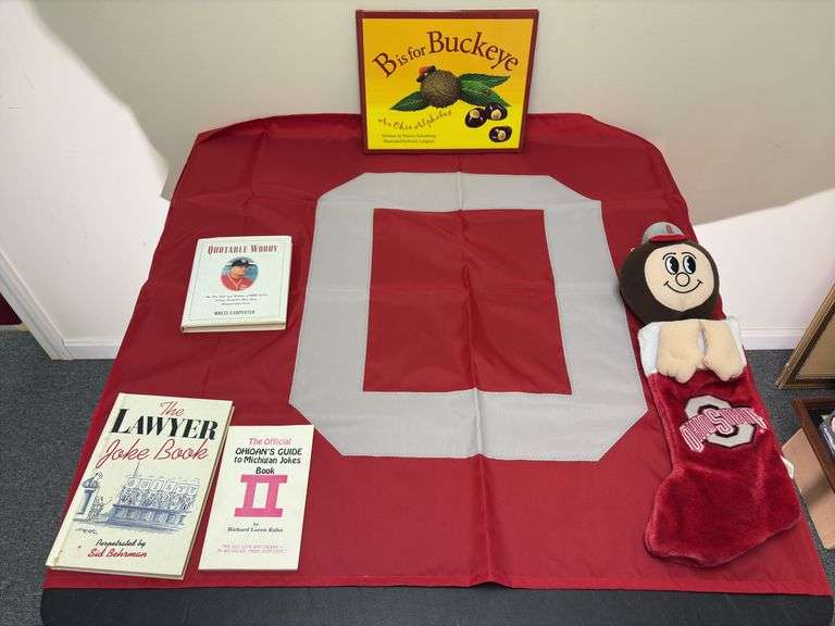 OSU block O Flag and More - Auction Ohio