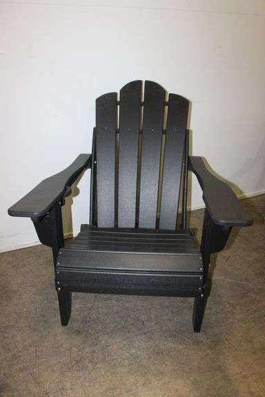 Black Adirondack Chair - Auction Ohio