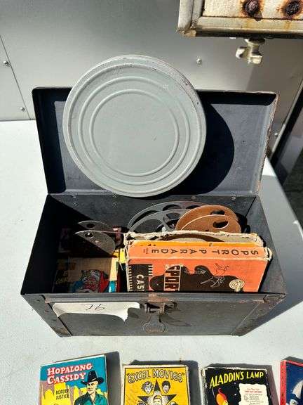 Vintage 8mm Film Lot with Metal Case - Auction Ohio