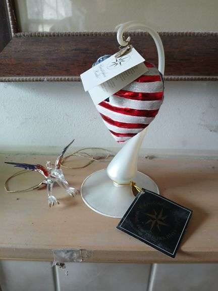 Radko Ornament and Radko Stand - Auction Ohio