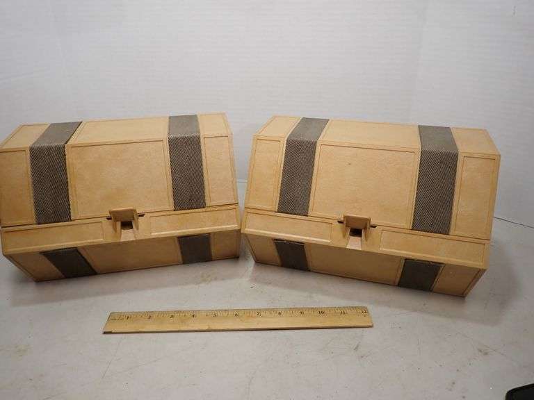TWO Original ROLYKIT Made in Holland Roll Out Toolbox Tackle Box Craft ...