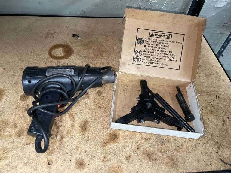 Blue-Point YA9740B Harmonic Damper Pulley Puller & Heat Gun - Auction Ohio