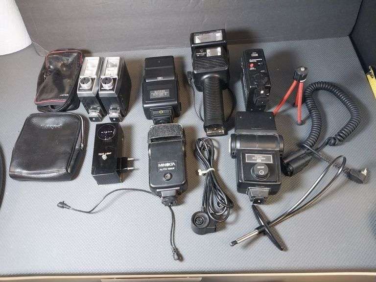 Flash Units, Two Cases + - Auction Ohio