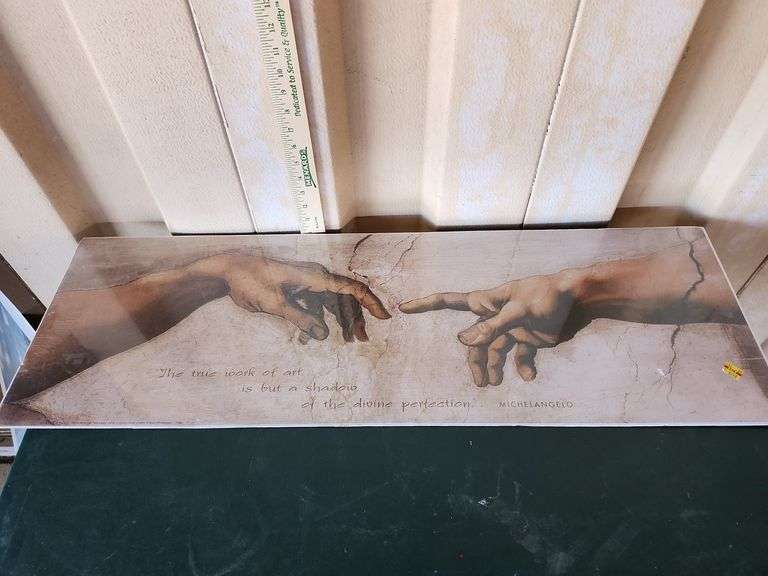 2003 The Creation Of Adam Print 36"X12" - Auction Ohio