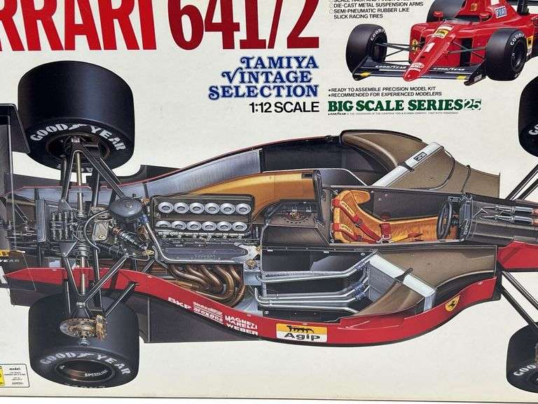 Tamiya 1/12 Ferrari 641/2 (F190) Model Kit – Big Scale Series No. 25 ...