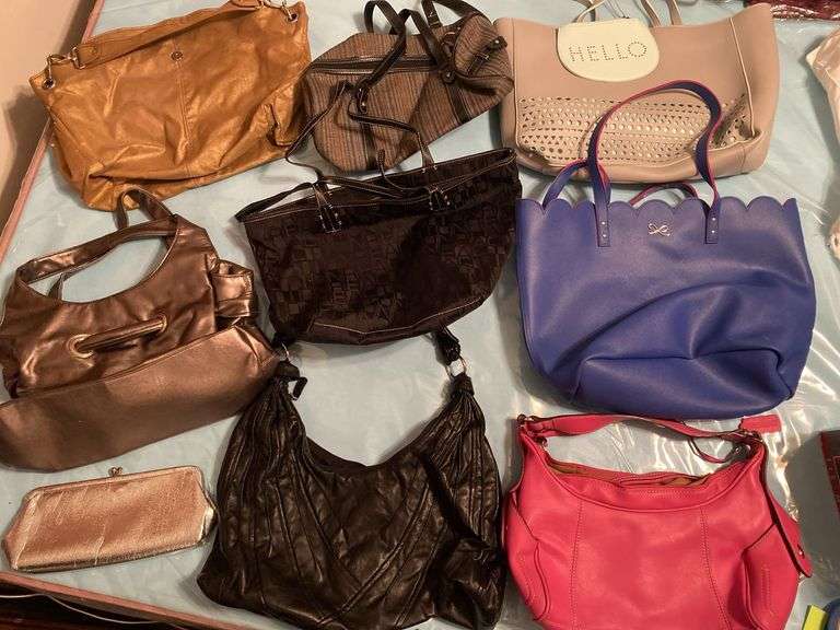 Ladies vintage mixed colors bags purses - Auction Ohio