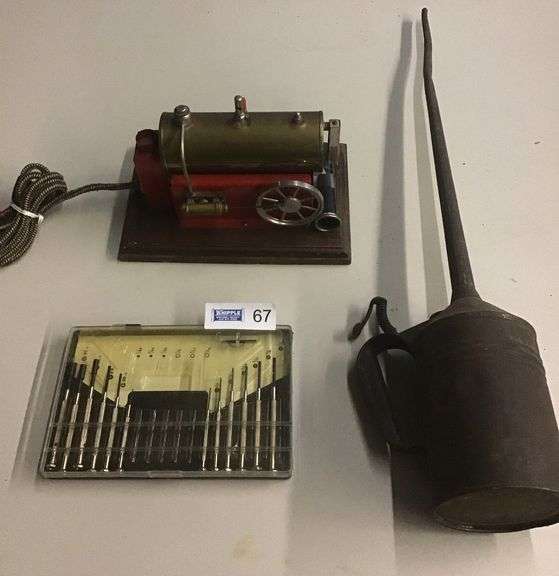 Old Oil Can, Steam Engine, Tools - Auction Ohio