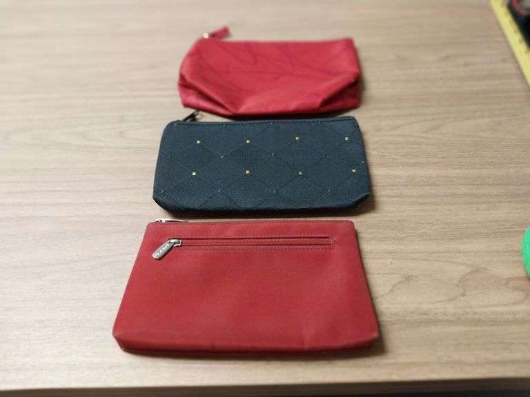 Three Zipper Pouches - Auction Ohio
