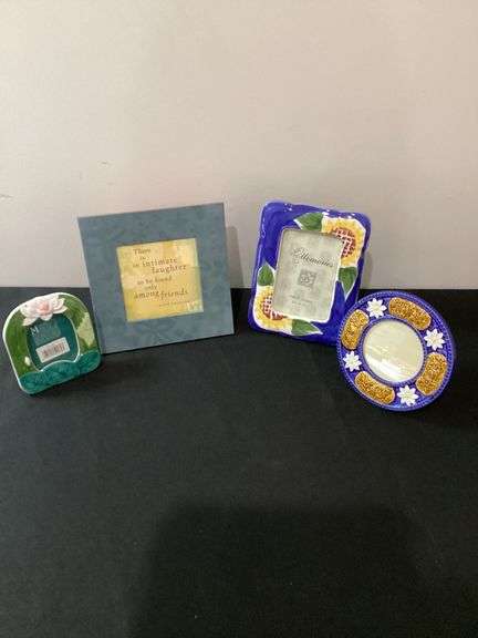 Decorative Ceramic Picture Frames – Set of 4 - Auction Ohio