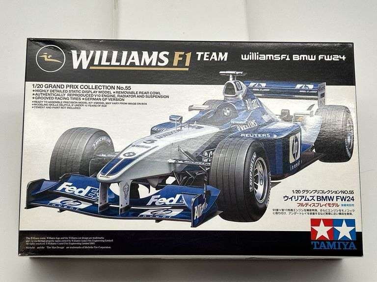 Tamiya 1/20 Williams BMW FW24 F1 Model Kit - Auction Ohio