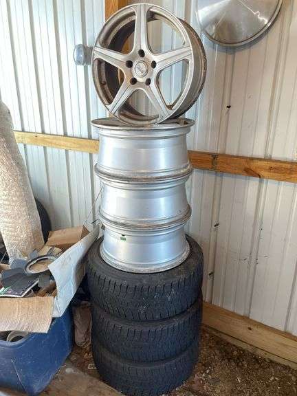 Sport Edition Rims & Bridgestone Tires - 5 Bolt, 18" - Auction Ohio