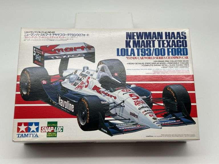 Tamiya 1/20 Newman Haas Kmart Texaco Lola T93/00 Ford '93 Indy Car ...