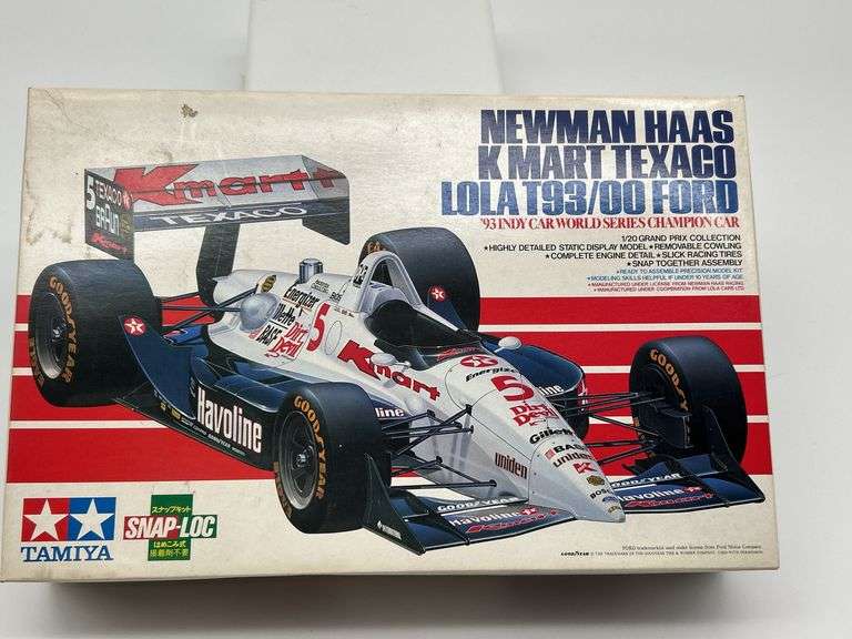 Tamiya 1/20 Newman Haas Kmart Texaco Lola T93/00 Ford Indy Car Model ...