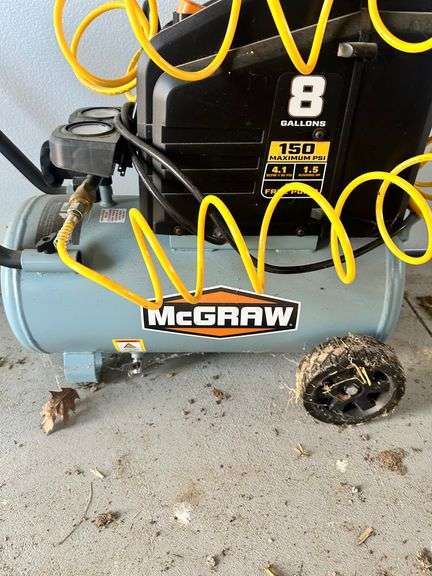 McGraw 3-Gallon Air Compressor - Auction Ohio