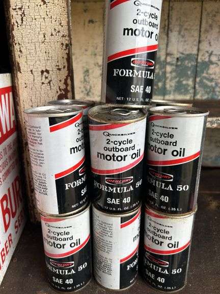 SAE 2 Cycle Outboard Motor Oil - Auction Ohio