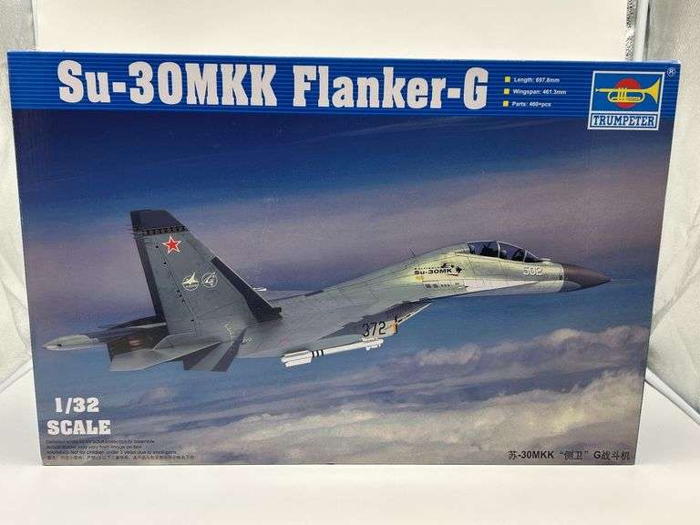 Trumpeter 1/32 Scale Su-30MKK Flanker-G Model Kit - Auction Ohio