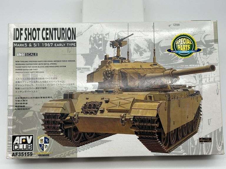 AFV Club 1/35 Scale IDF Shot Centurion Mark 5 & 5/1 1967 Early Type ...
