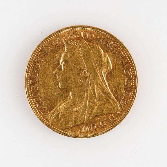 British 1893 Gold Half Sovereign- Wow! - Auction Ohio