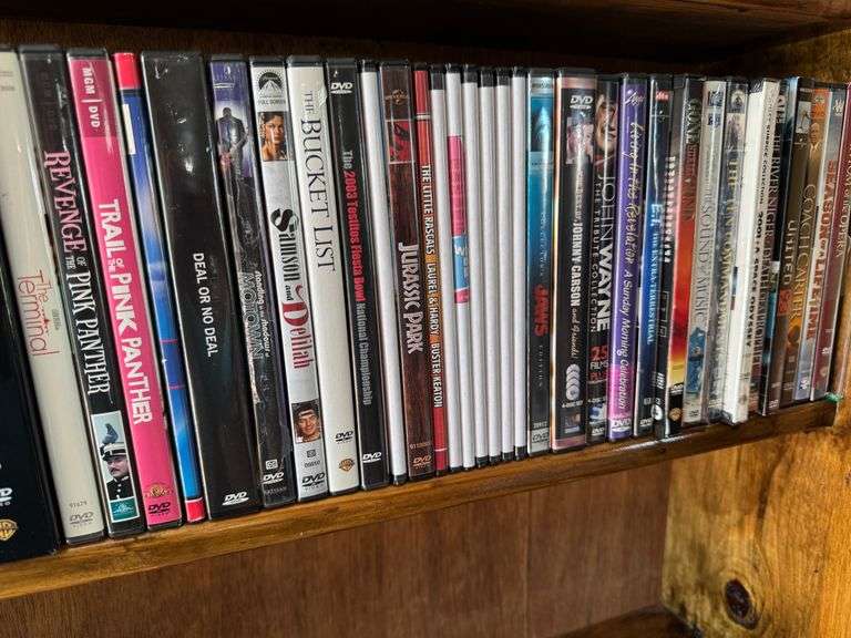DVD and VHS Shelf Lot - Auction Ohio