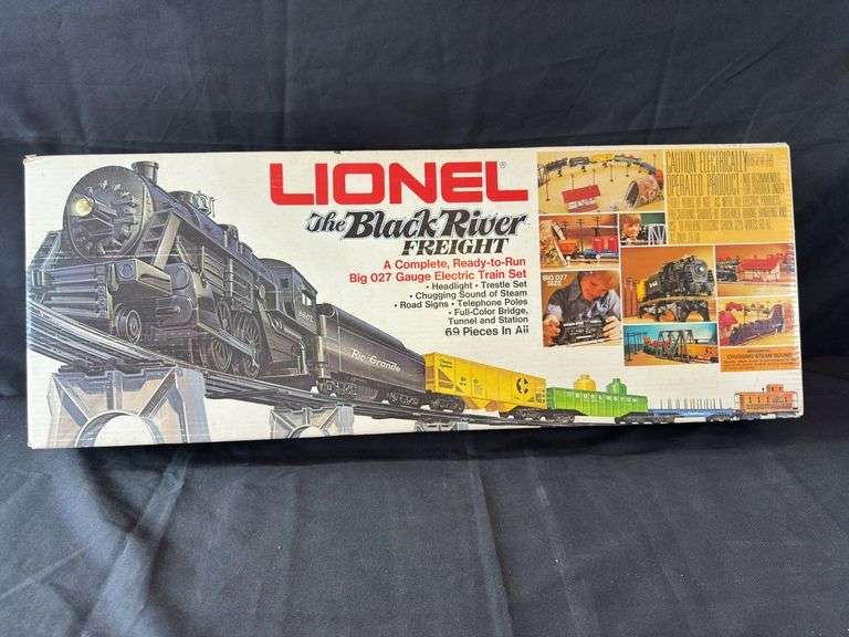 Lionel The Black River Freight Train Set - Auction Ohio