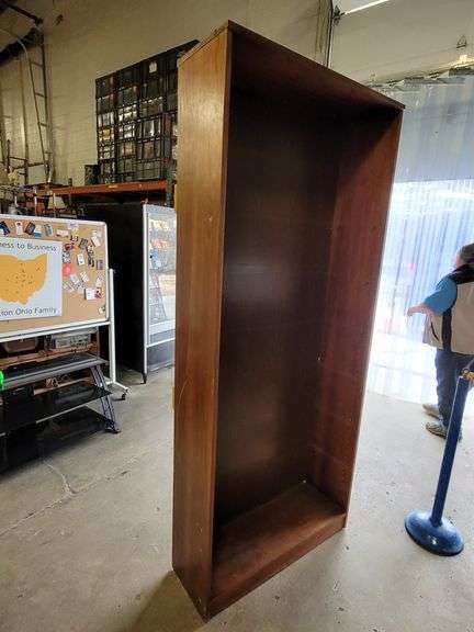 Very Tall Book Case - Wooden - Auction Ohio