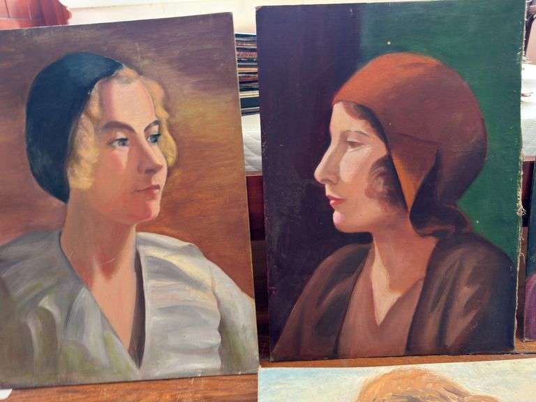 Painted portraits - Auction Ohio