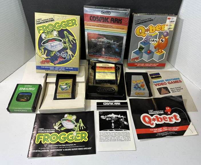 Vintage Video Electronic Atari/Sears Arcade Game Cartridge Lot ...