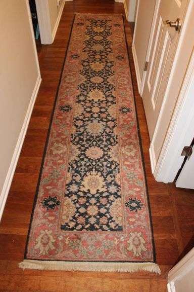 Karastan Williamsburg Kurdish Wool Runner Rug - Auction Ohio