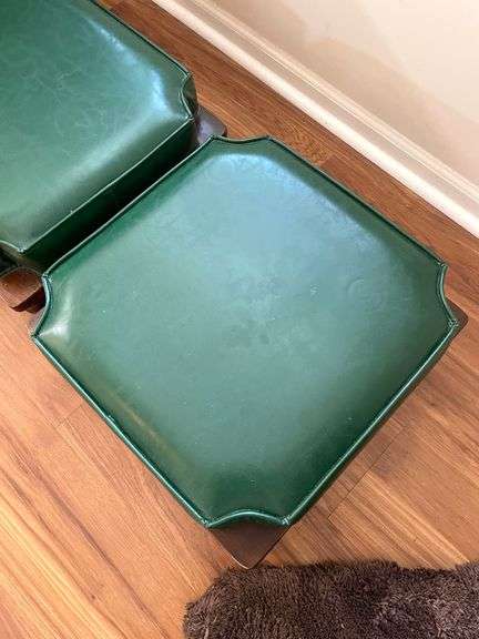 Mid Cent Stacking Foot Stool Ottomans - Auction Ohio