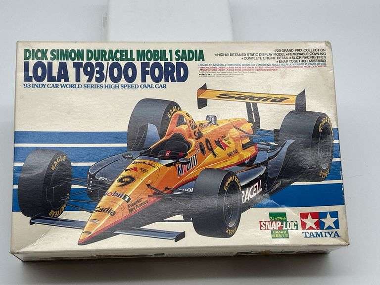 Tamiya 1/20 Dick Simon Lola T93/00 Ford Duracell Indy Car Model Kit ...
